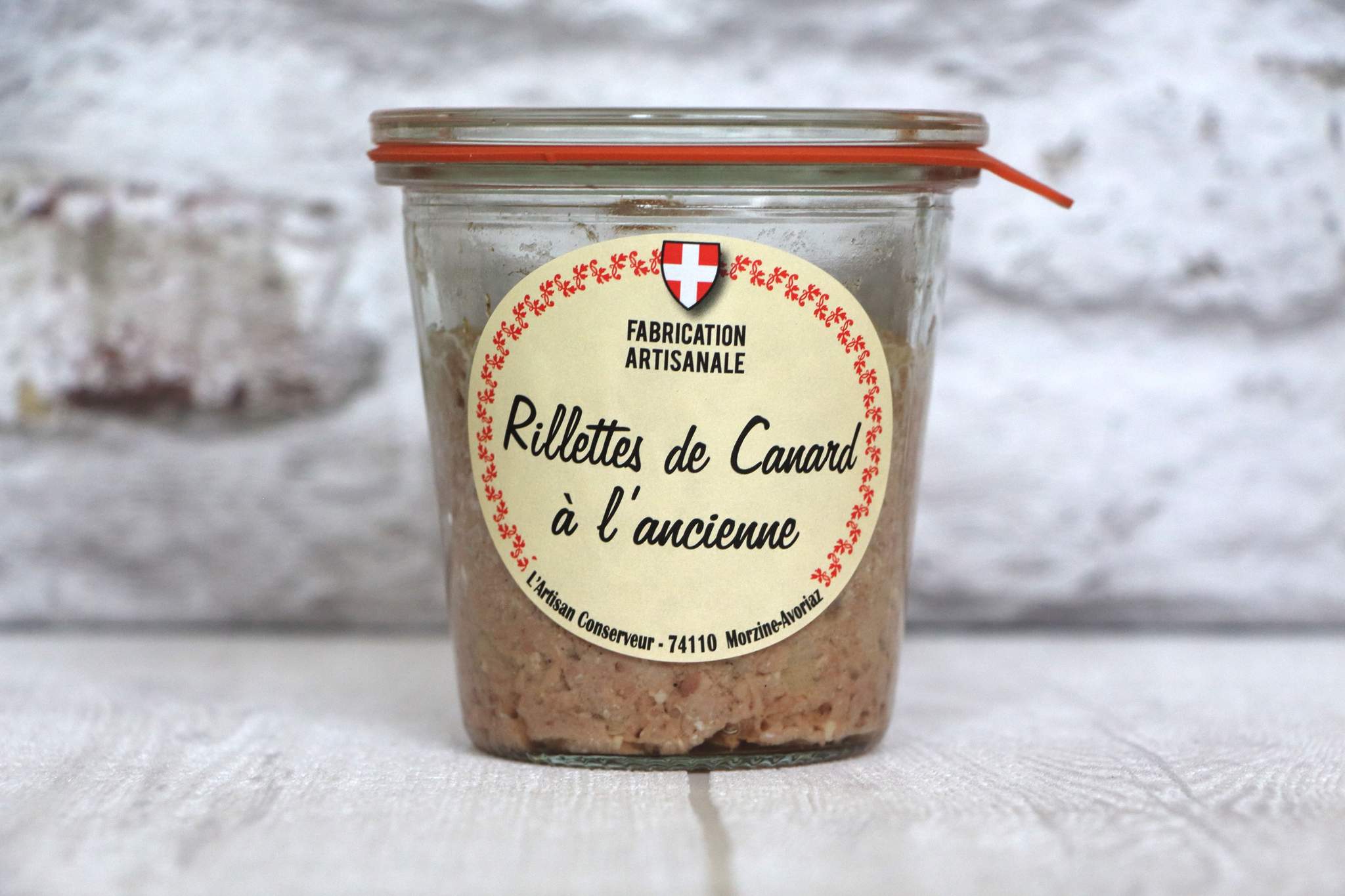 Rillettes z kaczki - Rillettes de canard z Alp francuskich - Flomaro.pl