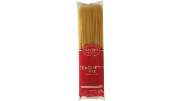 Makaron SPAGHETTI N°5 SAVINO PASTA 500G | Sklep premium | Świeże ...